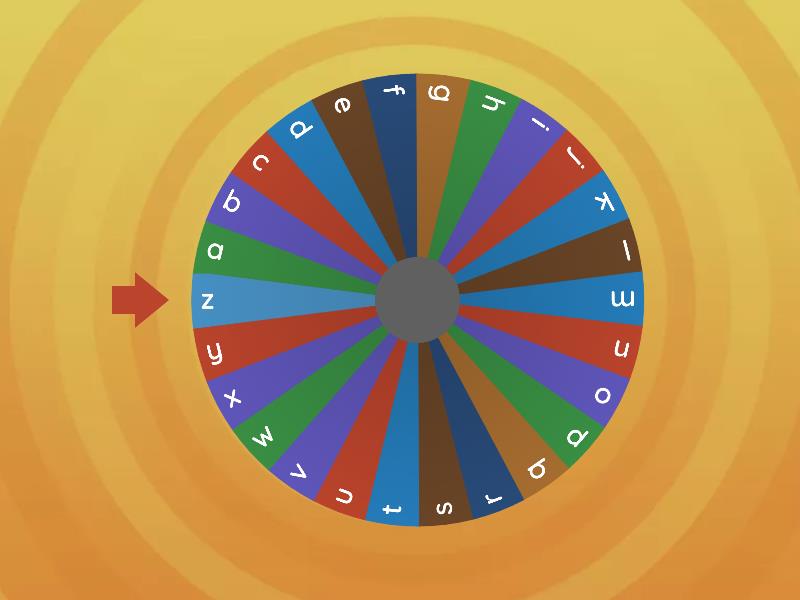 ABCs - Spin the wheel
