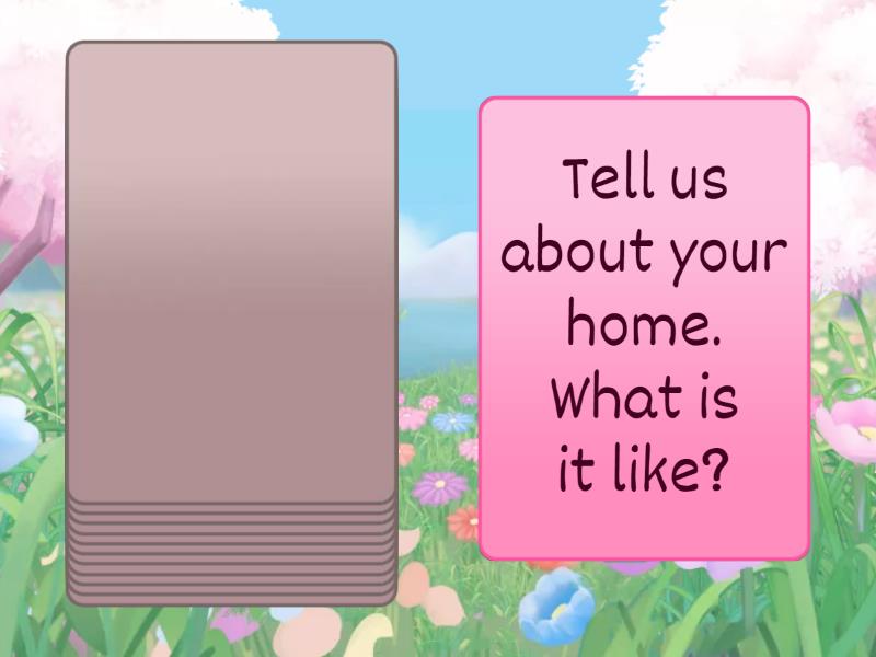 PET Speaking Part 1 - Speaking cards