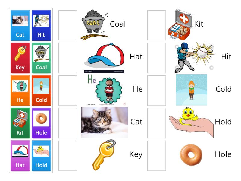 K/H Minimal Pair Matching - Match up