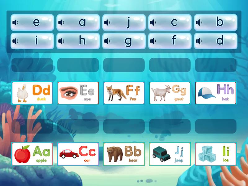 MATCH THE ALPHABET - Match up