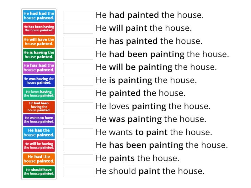 F3 unit 8.5 have something done - patterns - Match up