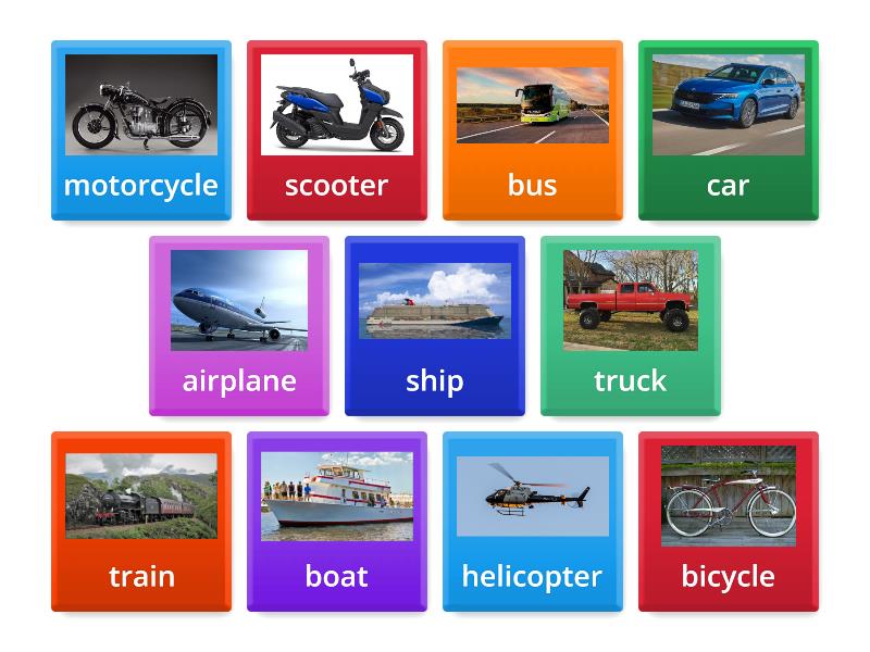 TRANSPORTATION - Flip tiles