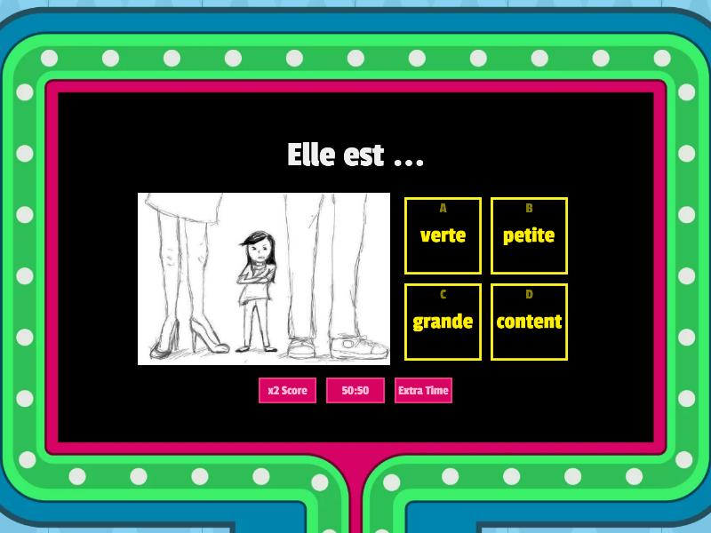Il/elle est comment ? kids A1.1 part 1 - Gameshow quiz