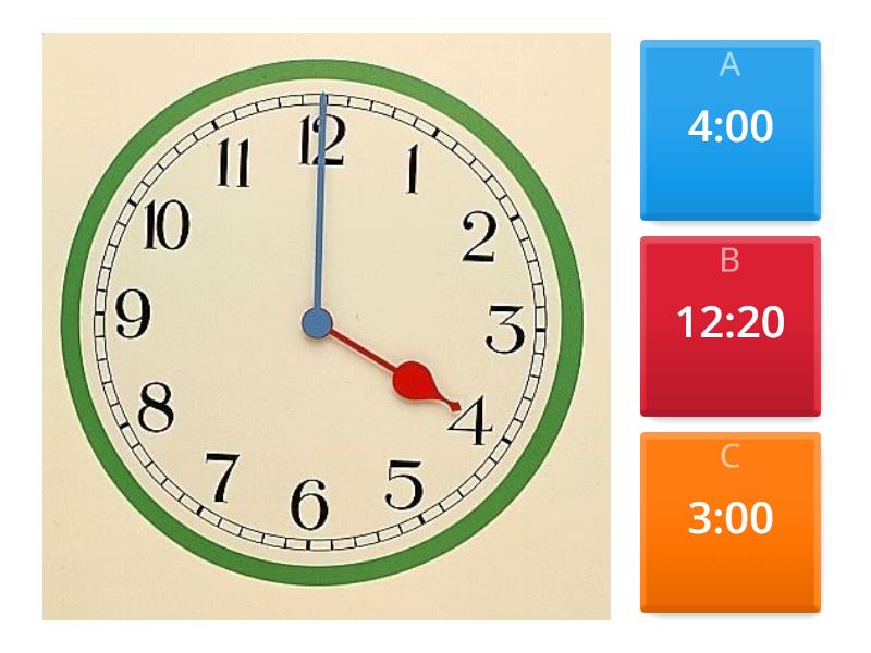 We Can5 U5 L1 (Time) - Quiz