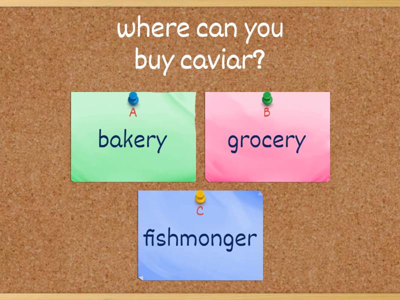 going shopping - Quiz