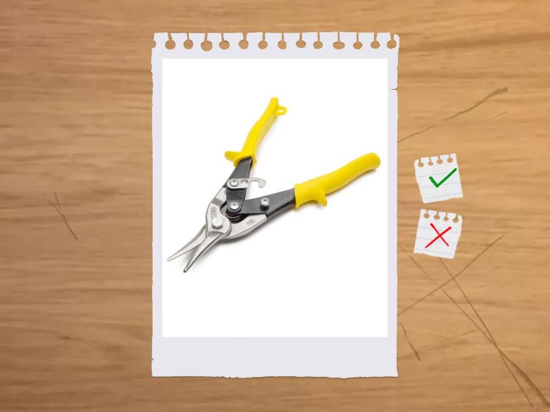 Hand Tools - Flash cards