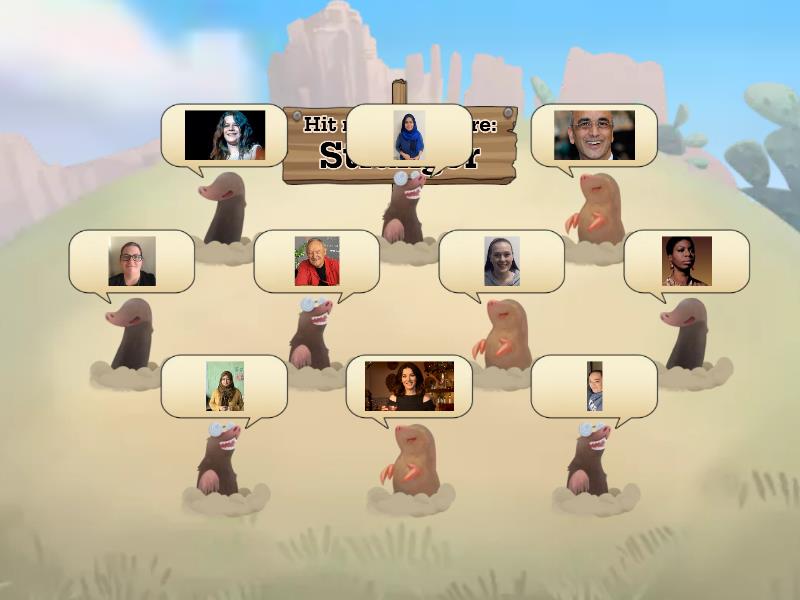 Familar or Stranger - Whack the Unfamiliar Faces - Whack-a-mole