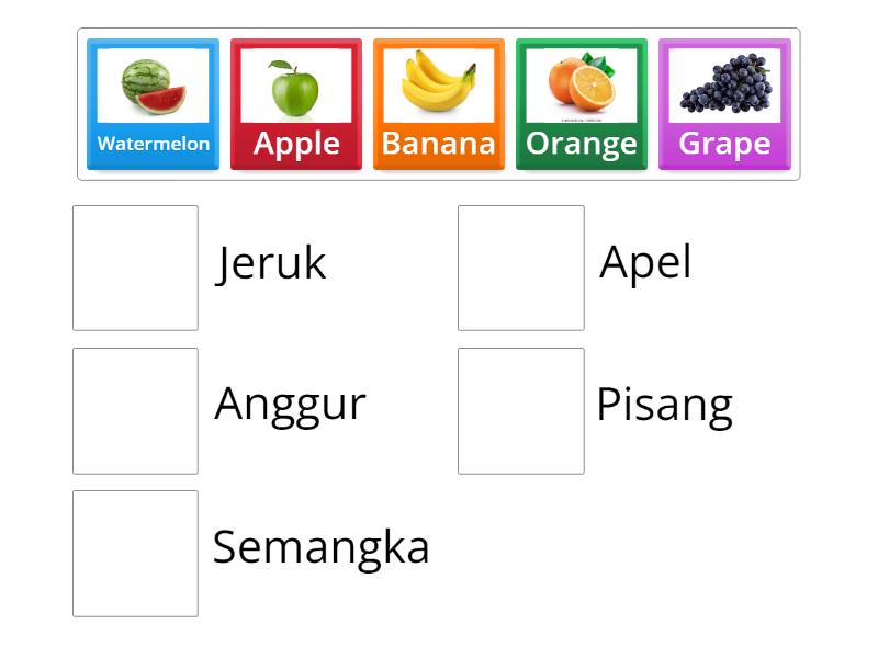 Fruit - Match up