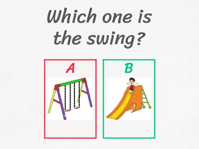 Playground equipment - Quiz