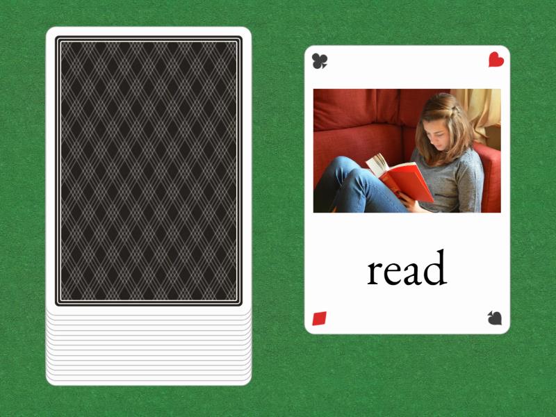 Irregular Past Tense Verbs -CARDS - DIAMOND PRE019 - Speaking cards