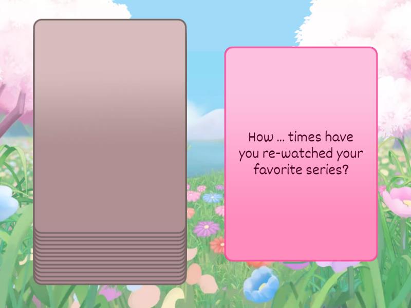 BR B U10 Quantifiers Speaking - Speaking cards