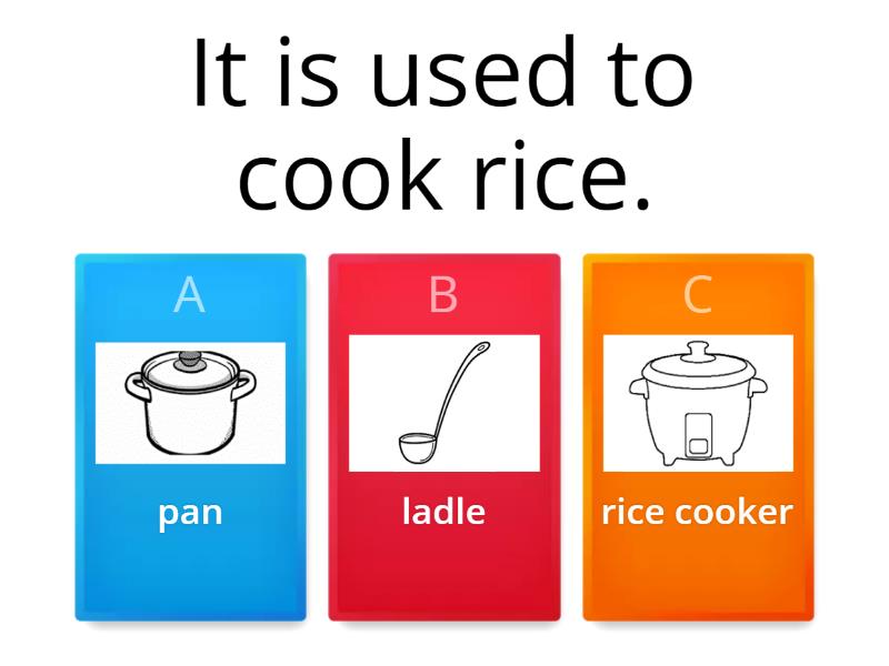 Kitchen Utensils and their uses - Quiz