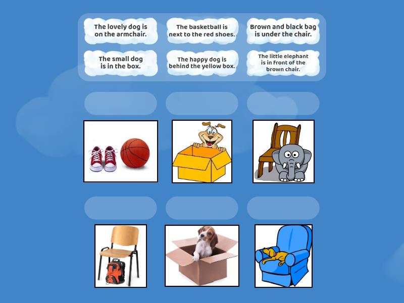 Prepositions of Place-- - Match up