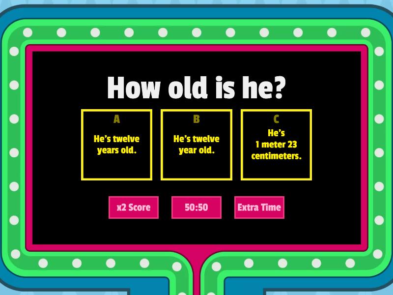IE 2 Unit 1-4 Structures - Gameshow quiz
