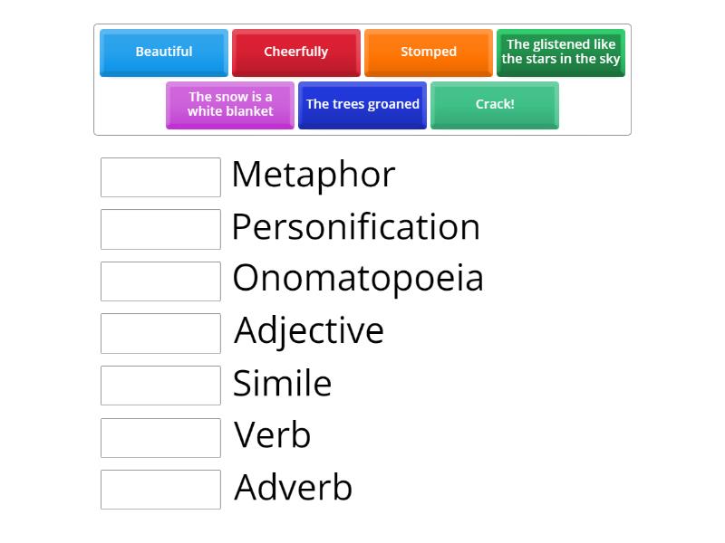 descriptive techniques - Match up