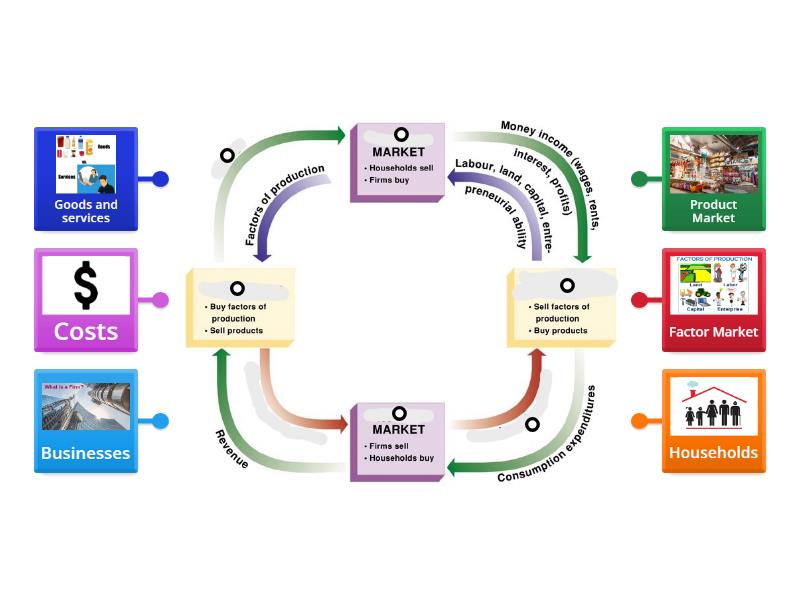 Circular Flow - Labelled diagram
