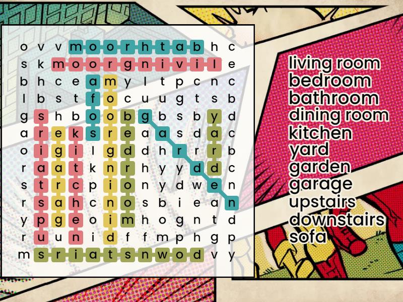 at home - Wordsearch