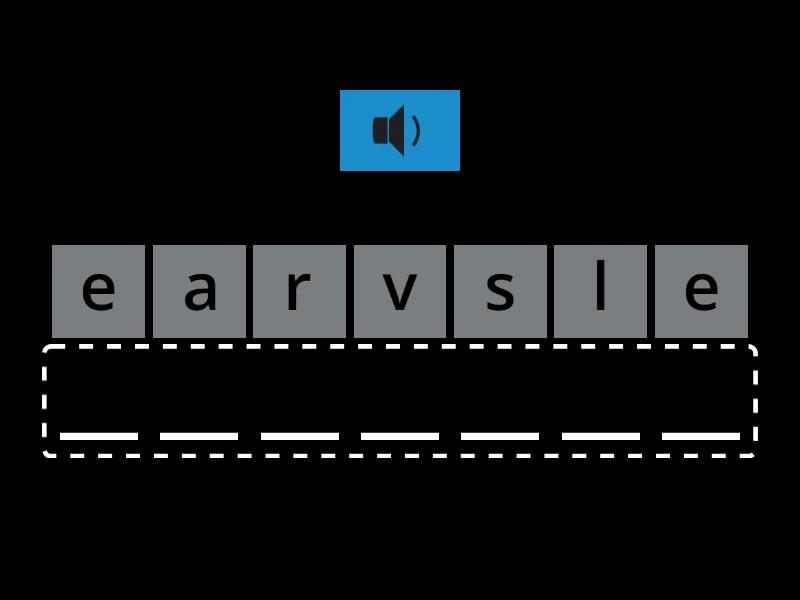 Pre-intermediate B1. Lesson 6. Words - Anagrama