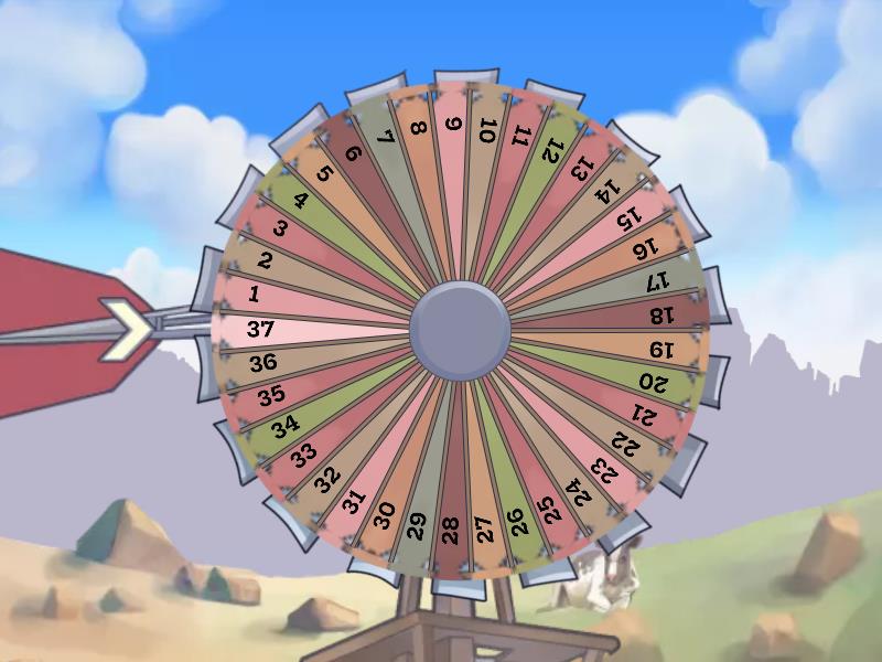 LUCKY NUMBER - Spin the wheel