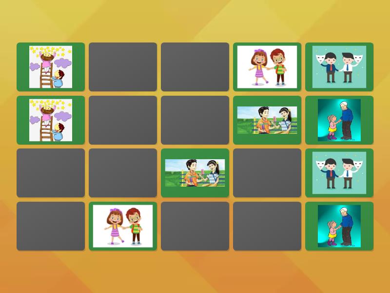 Vamos diviertete y encuentra las parejas. - Matching pairs