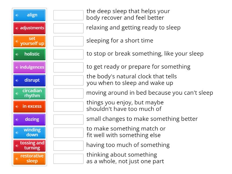 5 Simple Tips For Getting a Good Night's Sleep Vocabulary English for ...