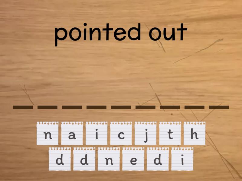 Nowhere Emporium Ch7 - Vocabulary - Spell the word