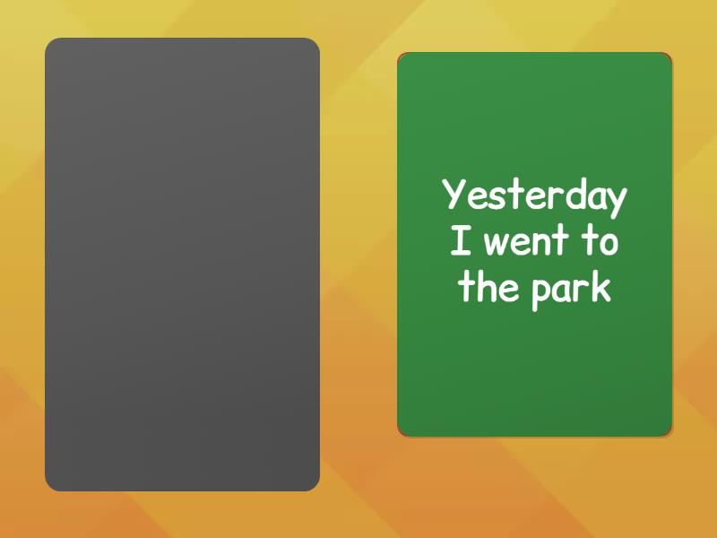 Irregular verbs - Speaking cards