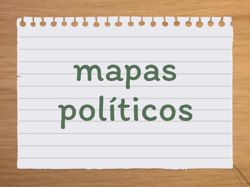 mapas de mexico - Flash cards
