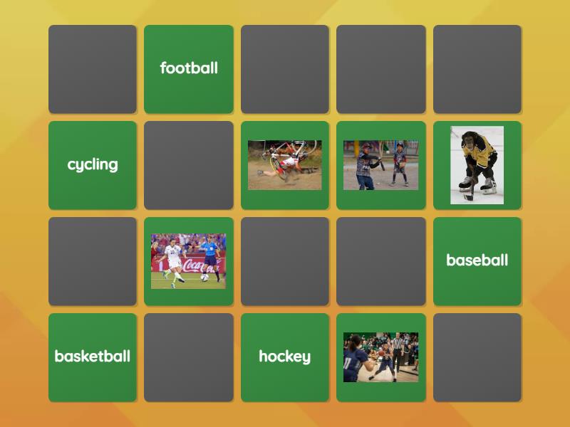 SPORTS - Matching pairs