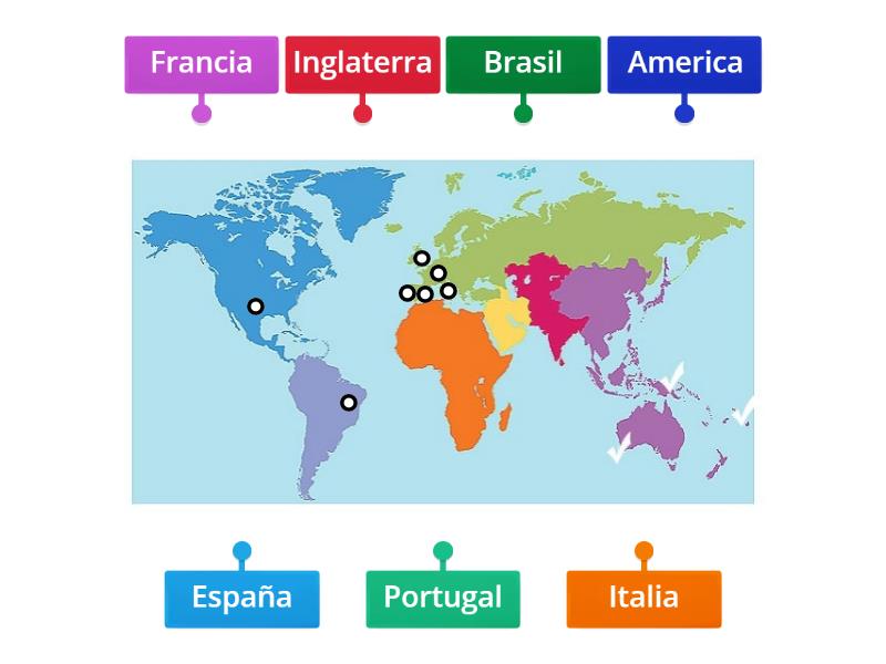 Find the Country and match - Labelled diagram