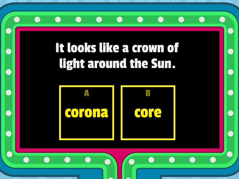 SCIENCE 4: CHAPTER 13 - Gameshow quiz