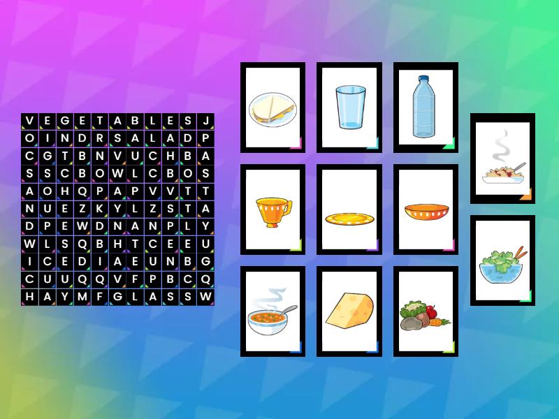 Power Up 2 Let's cook! - Wordsearch