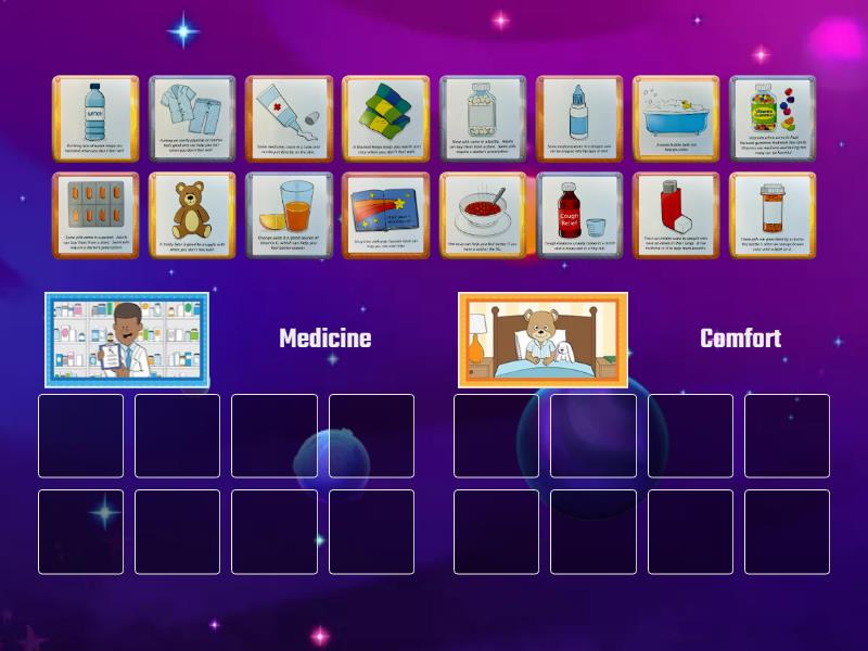 Be Well Game - Group sort