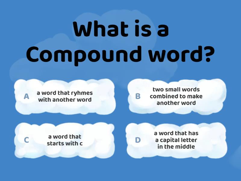 Compound words - Quiz