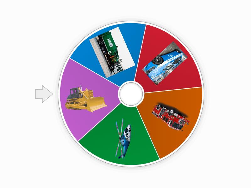 Vehicles - Spin the wheel