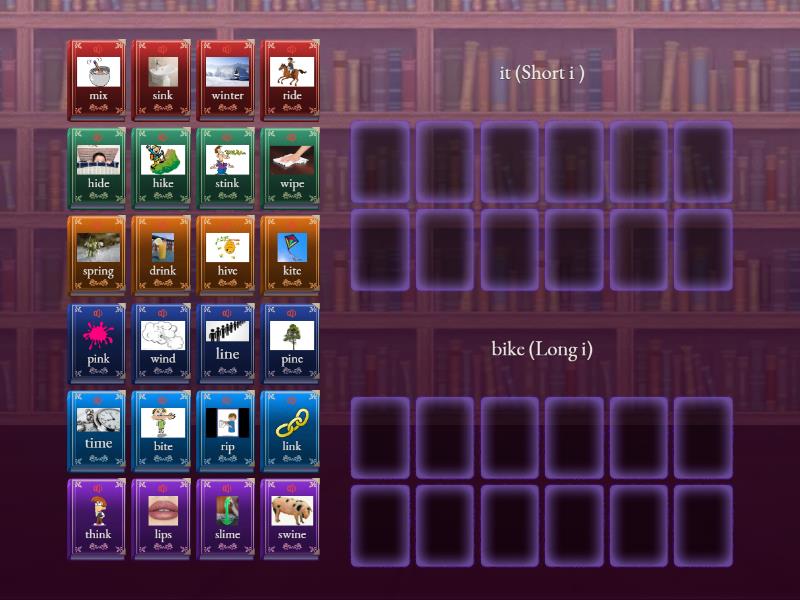 short I and long I - Group sort