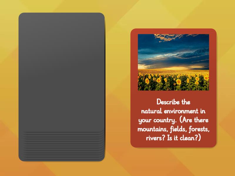 Nature. Speaking - Speaking cards