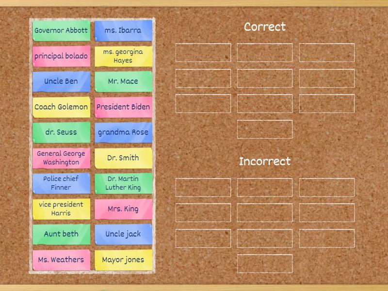 Capitalize Names and Titles of People - Group sort