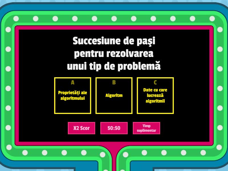 ALGORITMI - Gameshow quiz