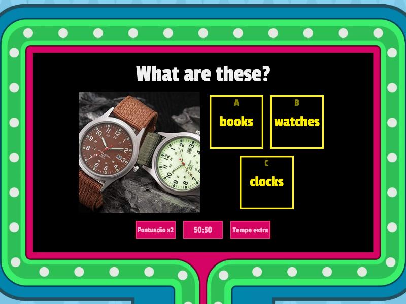 Unit 4 | TIME 2 - What’s this? - Gameshow quiz