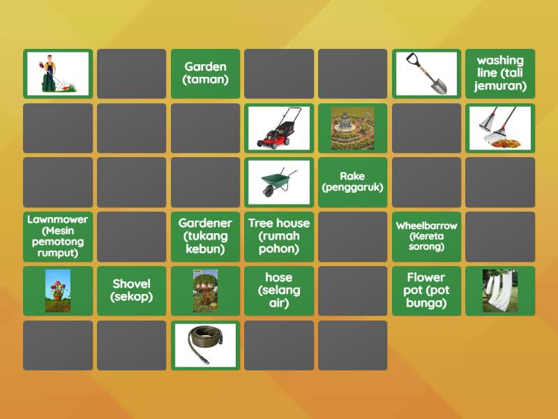 garden - Matching pairs