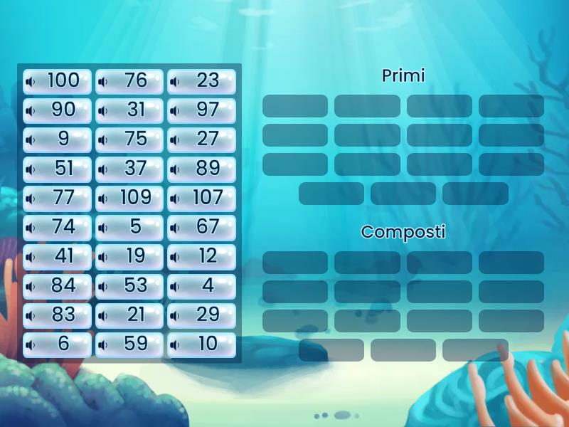 Primi e Composti - Group sort