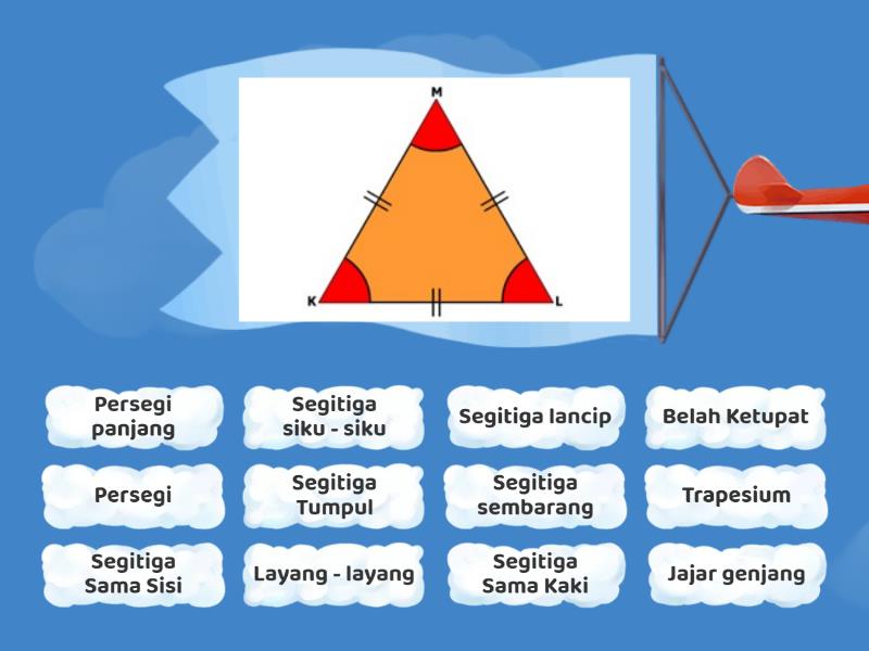 Segitiga dan Segi Empat - Cada oveja con su pareja