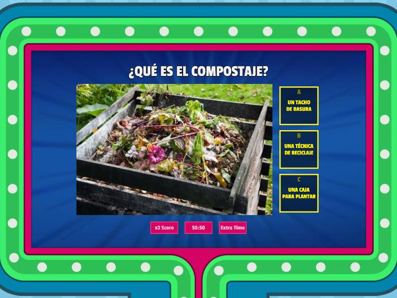 ¿QUÉ APRENDISTE SOBRE EL COMPOST EN LA FERIA DE CIENCIAS? - Gameshow quiz
