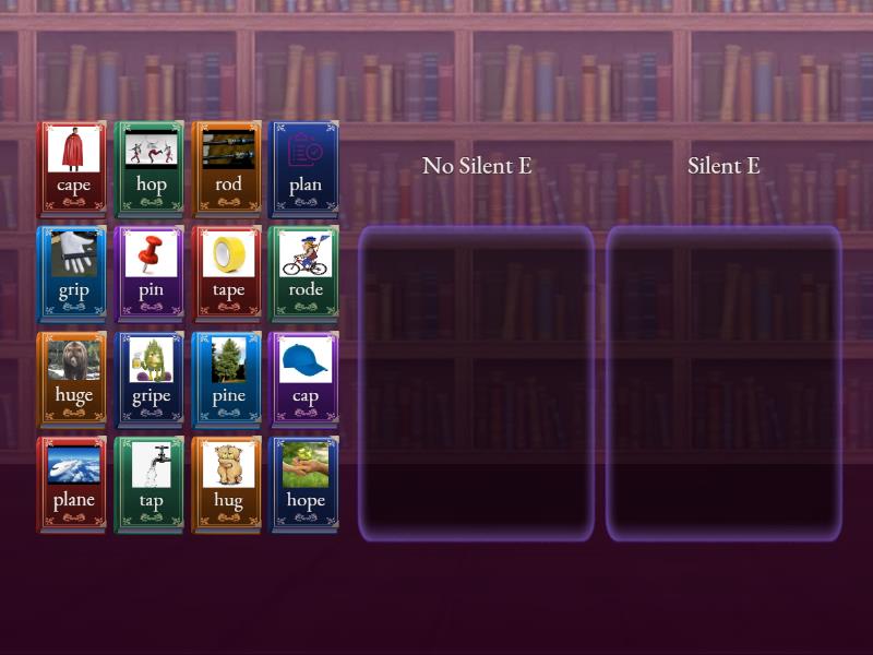 Silent E? - Group sort
