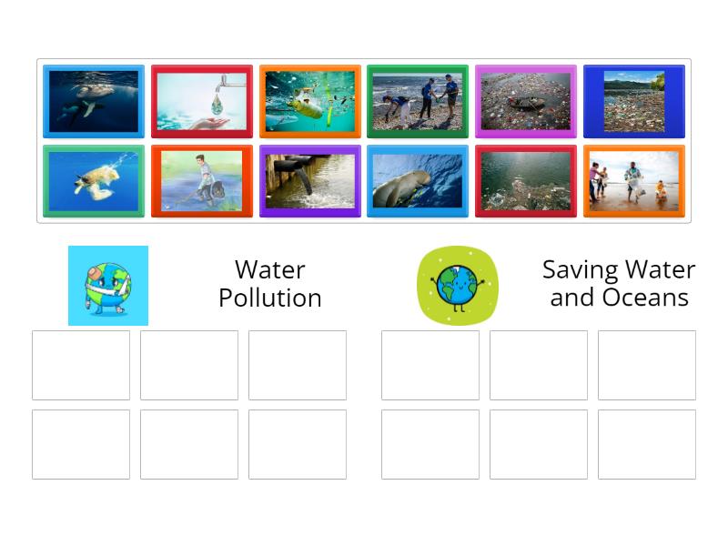 WATER POLLUTION - Group sort