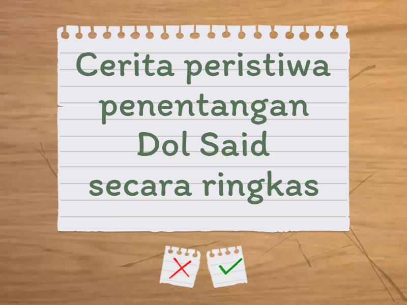 DOL SAID - Flash cards