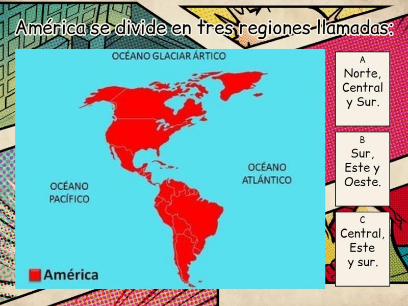 Continente Americano. - Quiz