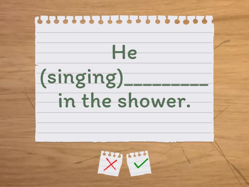 Present simple - Flash cards