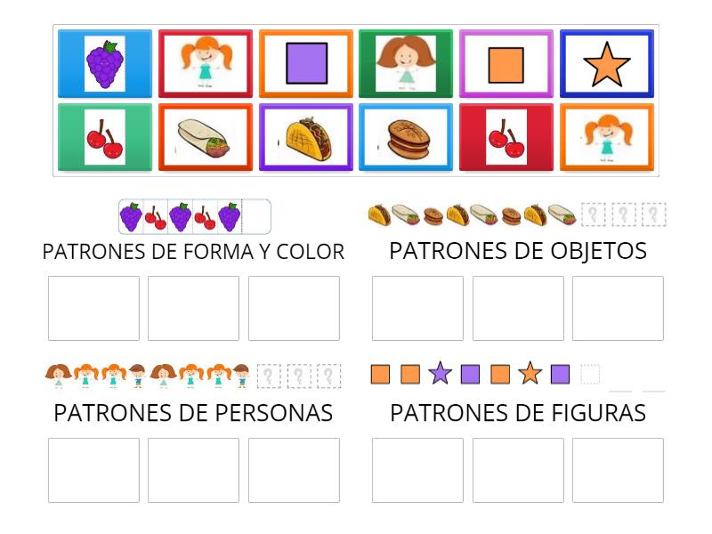 PATRONES - Group sort